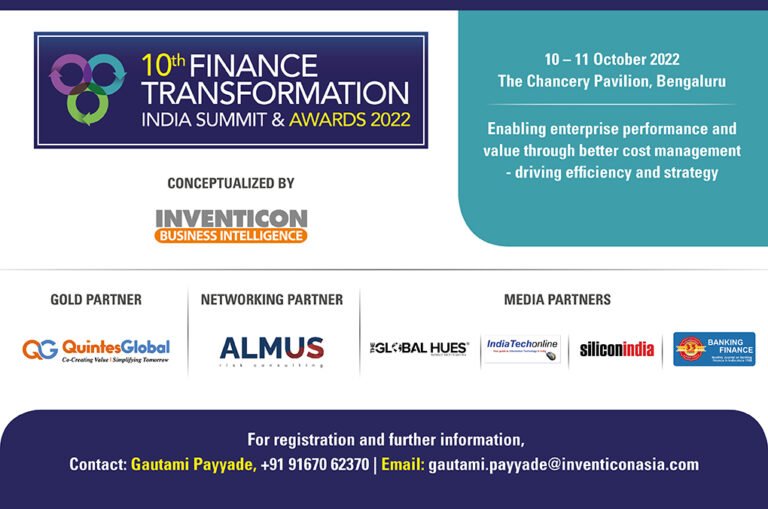 10th Annual edition of Finance Transformation India Summit & Awards ...